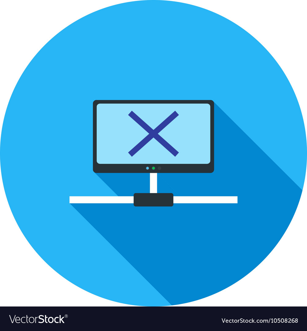 Disconnected network Royalty Free Vector Image