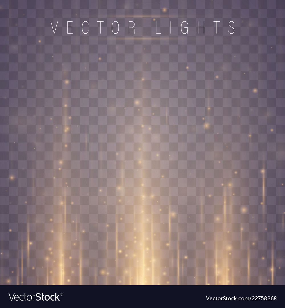 Magic light effect Royalty Free Vector Image - VectorStock