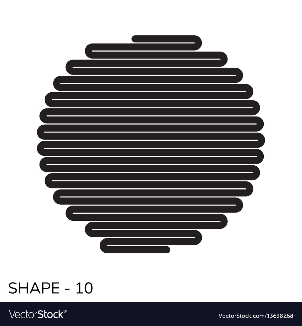 Simple geometric shape Royalty Free Vector Image
