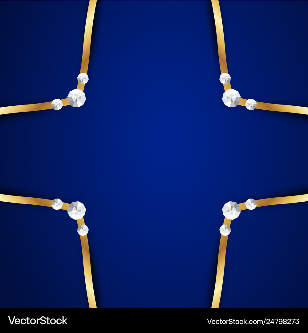 Abstract blue background in premium indian style Vector Image