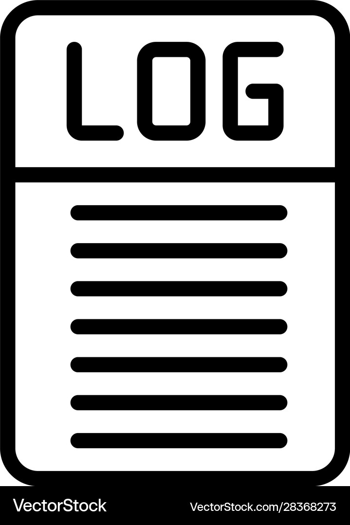 Log Royalty Free Vector Image - VectorStock