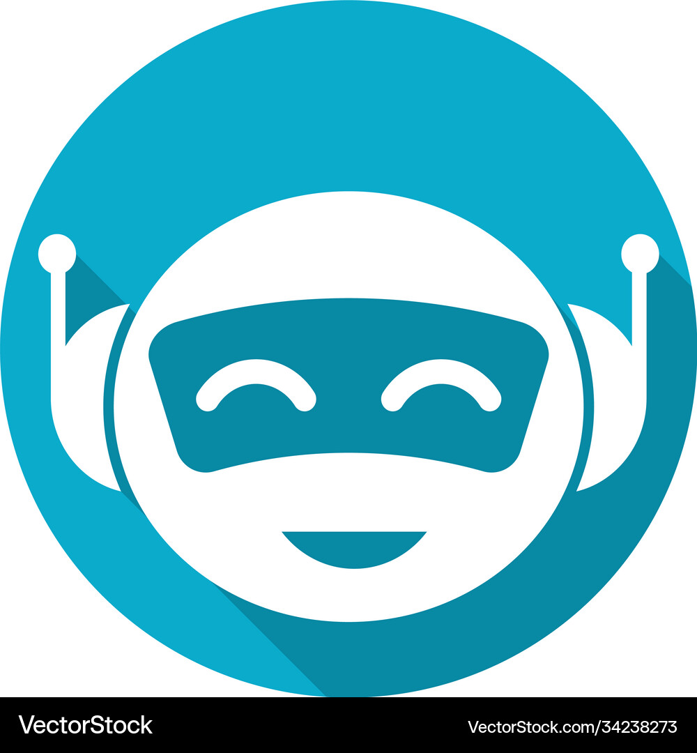 Robot symbol icon Royalty Free Vector Image - VectorStock