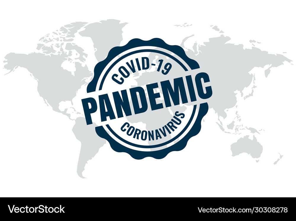 Covid19-19 global outbreak pandemic background Vector Image