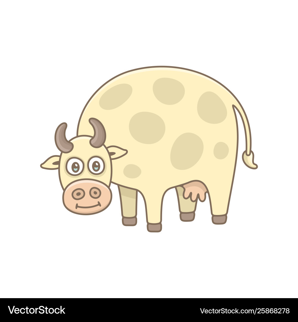 Cow Royalty Free Vector Image - VectorStock