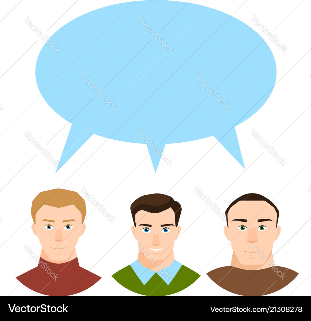 Modern society concept with group people Vector Image