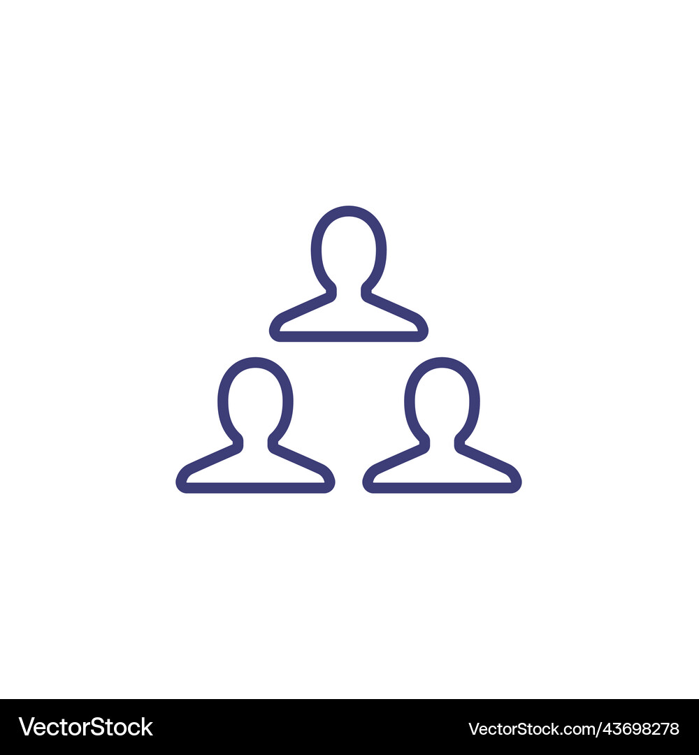 People group team member icon community user Vector Image