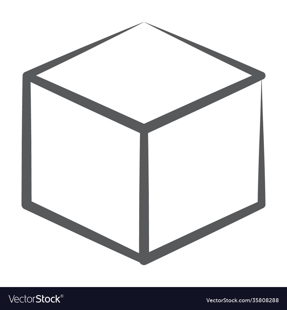 3d model Royalty Free Vector Image - VectorStock