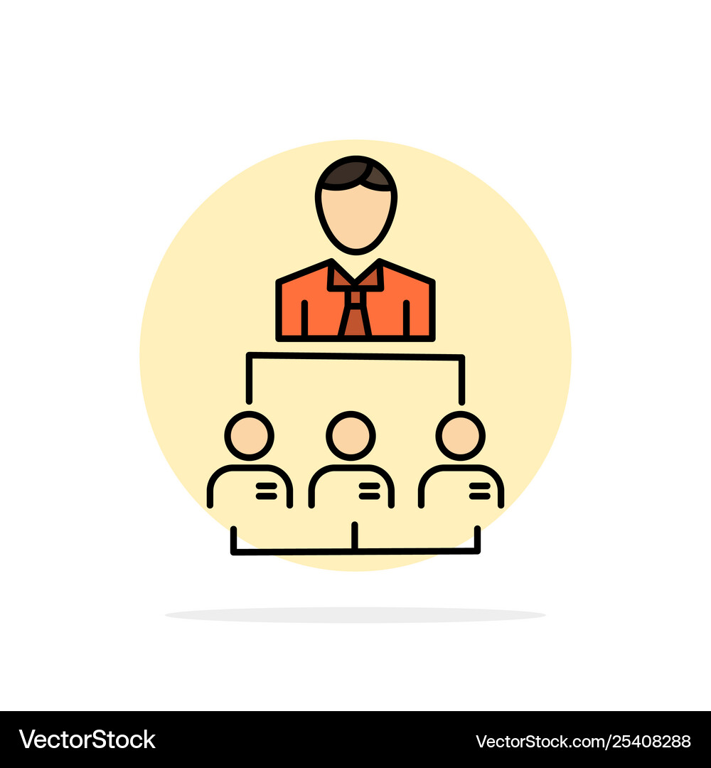 Organization business human leadership management Vector Image