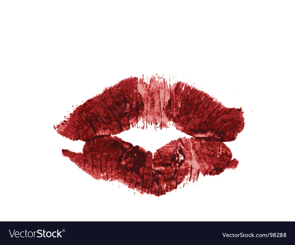 Red lips Royalty Free Vector Image - VectorStock
