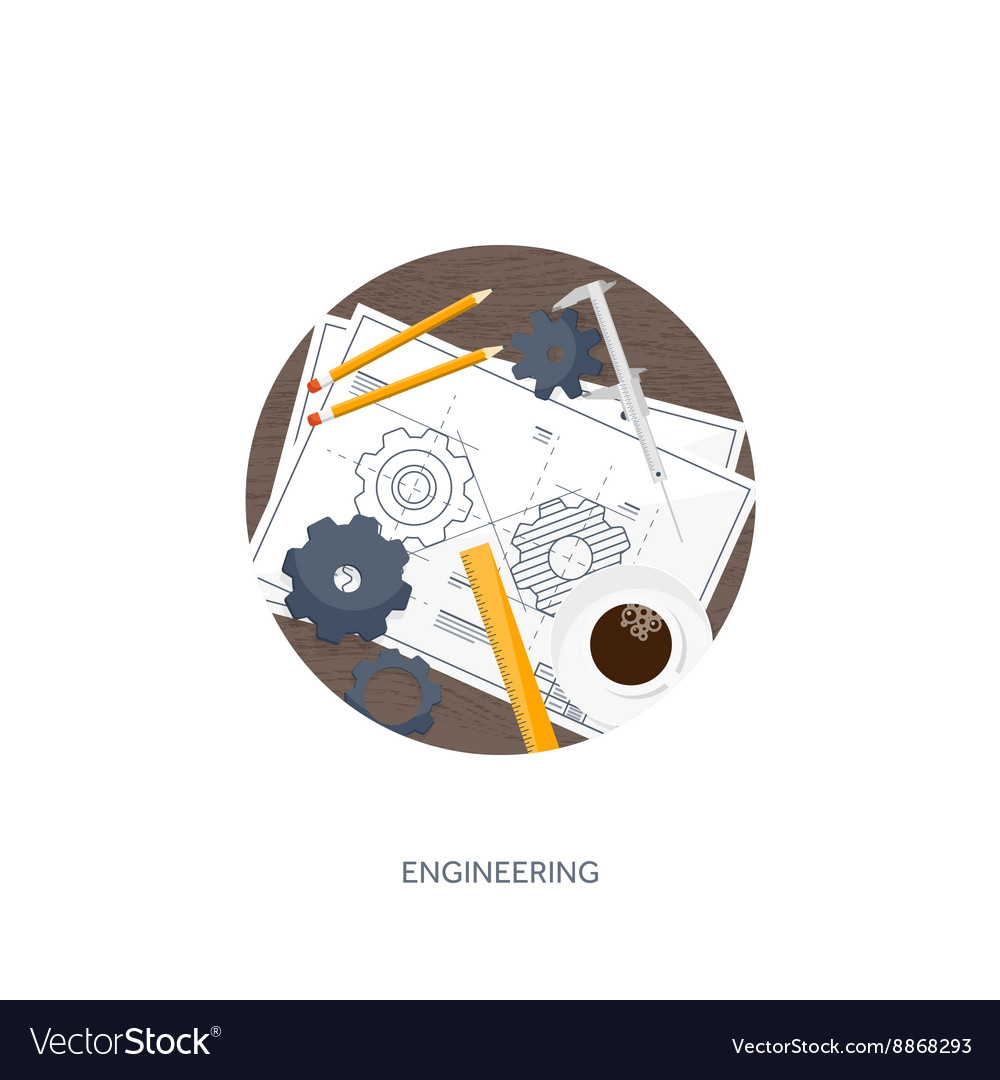 Engineering and architecture Royalty Free Vector Image