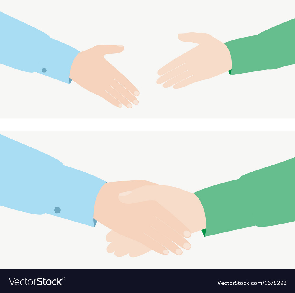 Handshake Royalty Free Vector Image - VectorStock