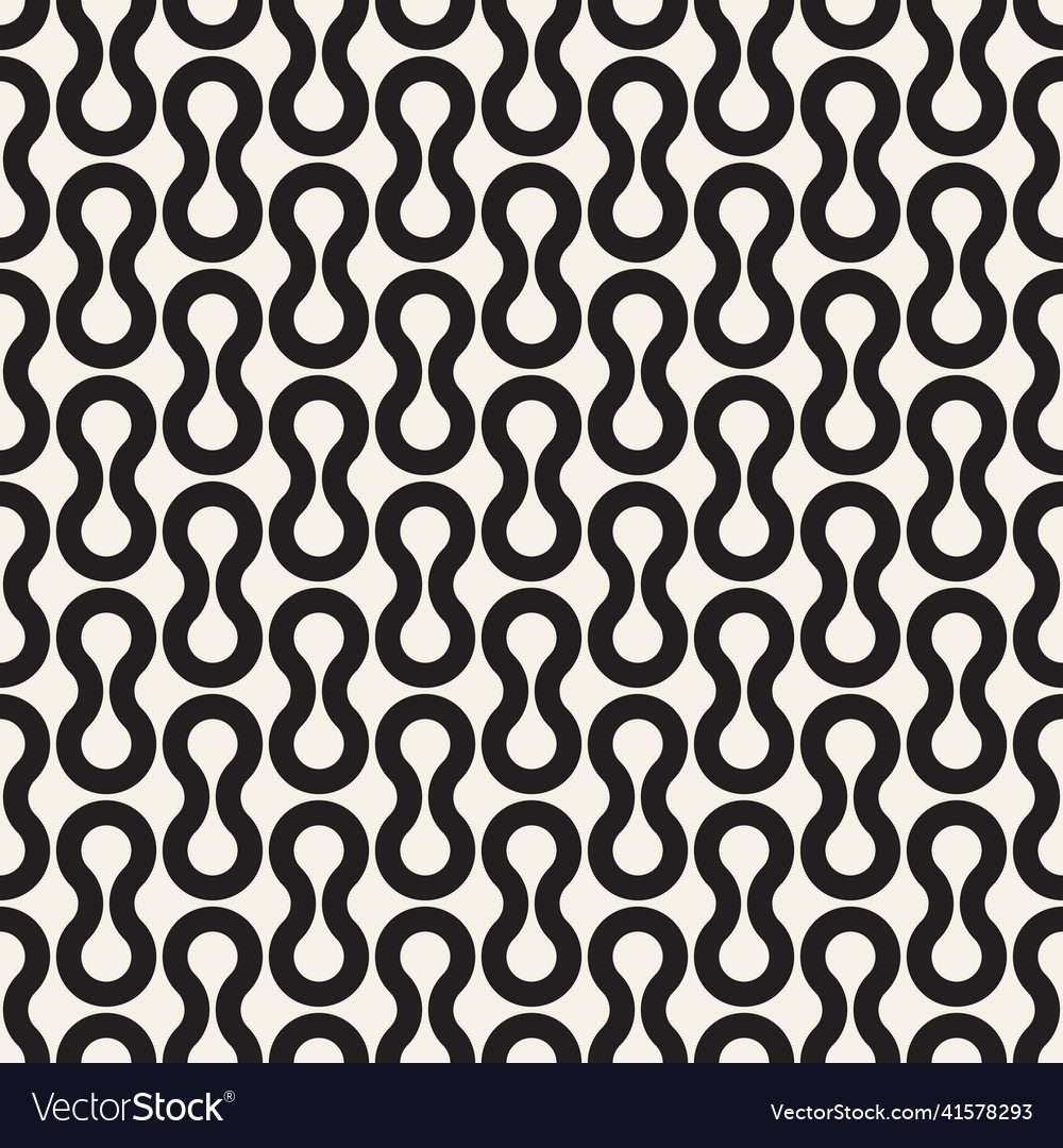 Seamless pattern repeating geometric elements Vector Image