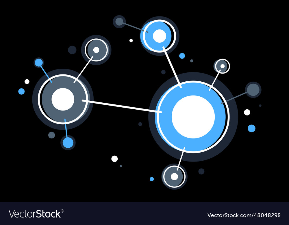 Abstract technology theme background with Vector Image