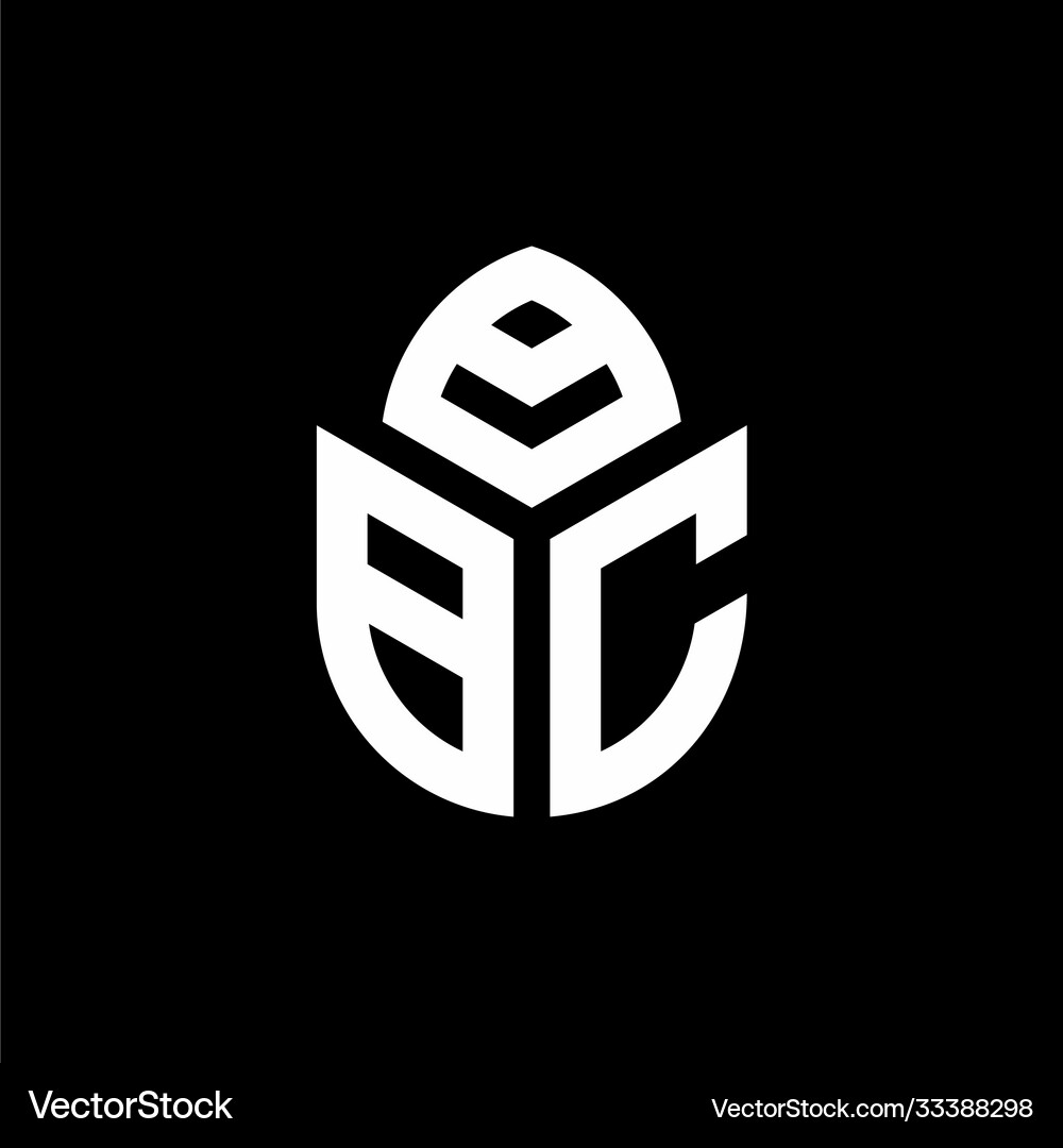 Bc monogram logo with a cypress shape luxury style