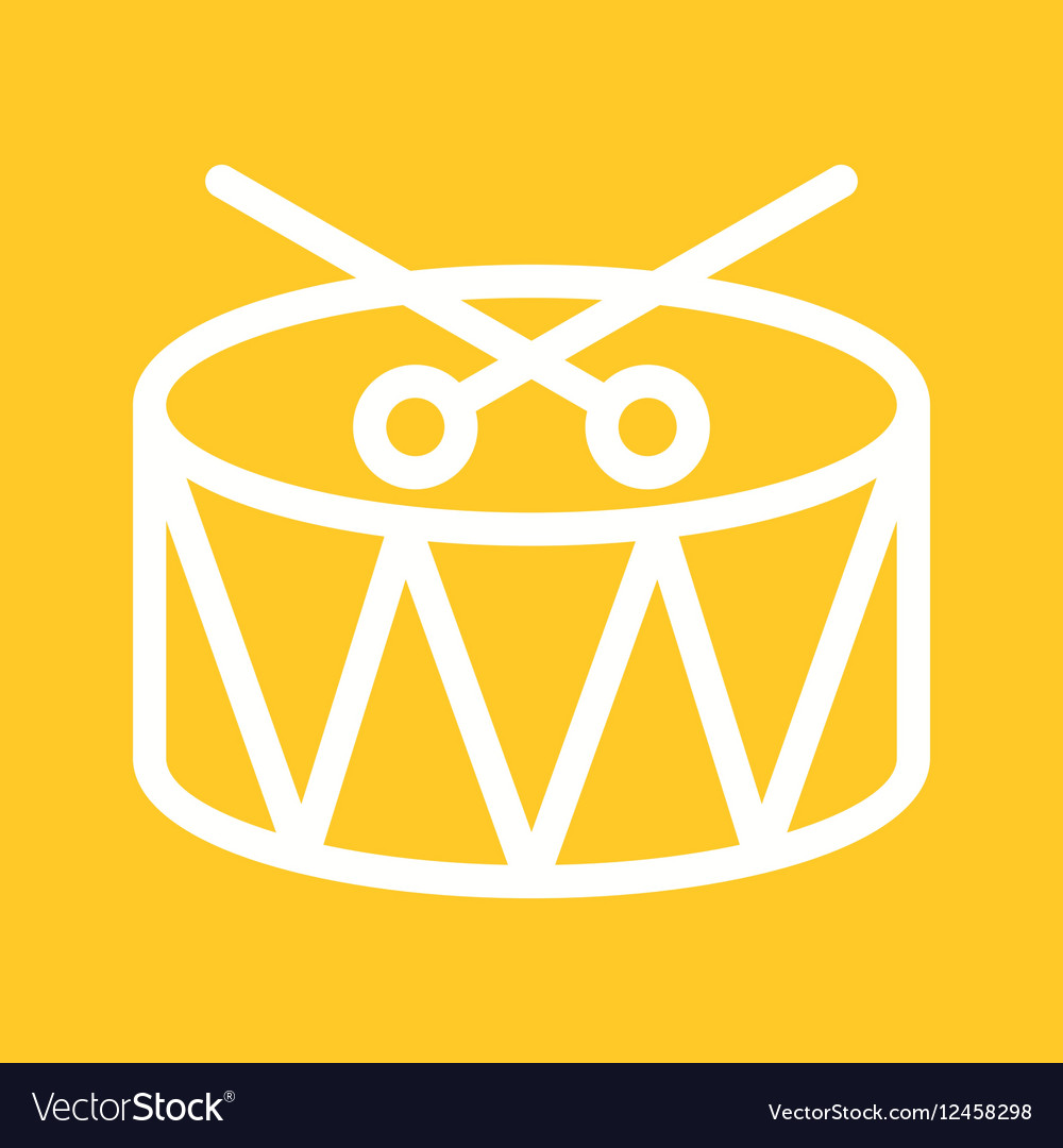 Drum Royalty Free Vector Image - VectorStock