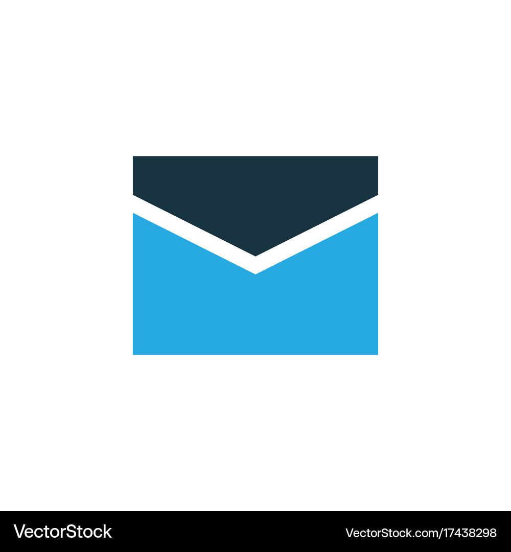 Mail colorful icon symbol premium quality Vector Image