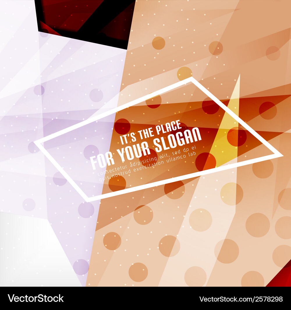 Modern 3d glossy overlapping triangles Royalty Free Vector