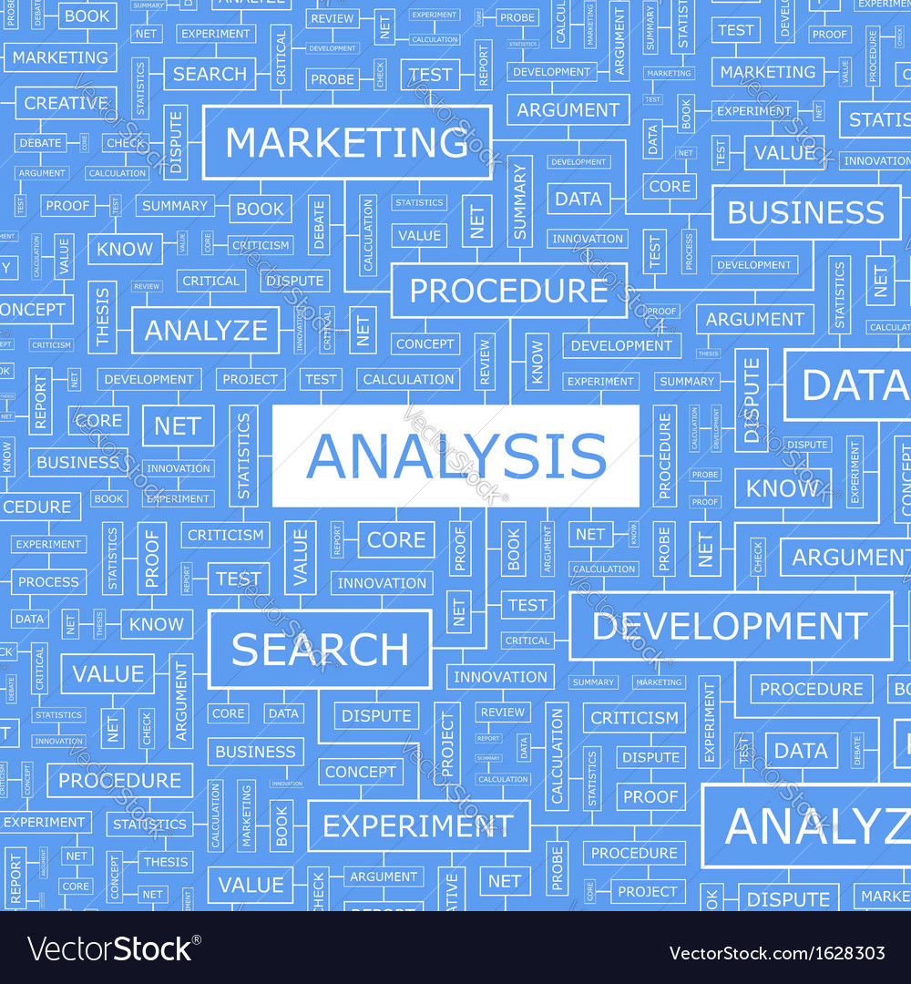 Analysis Royalty Free Vector Image - VectorStock