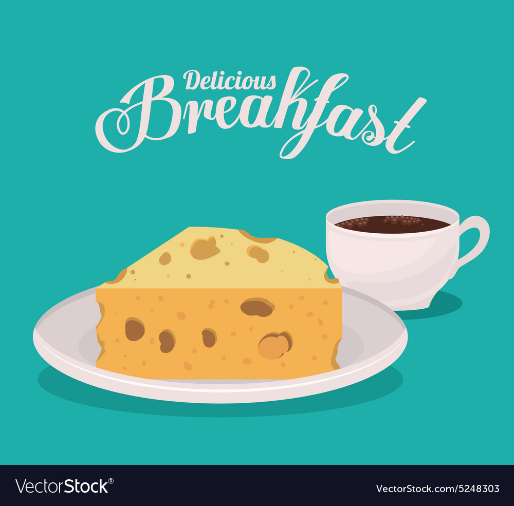Breakfast design Royalty Free Vector Image - VectorStock