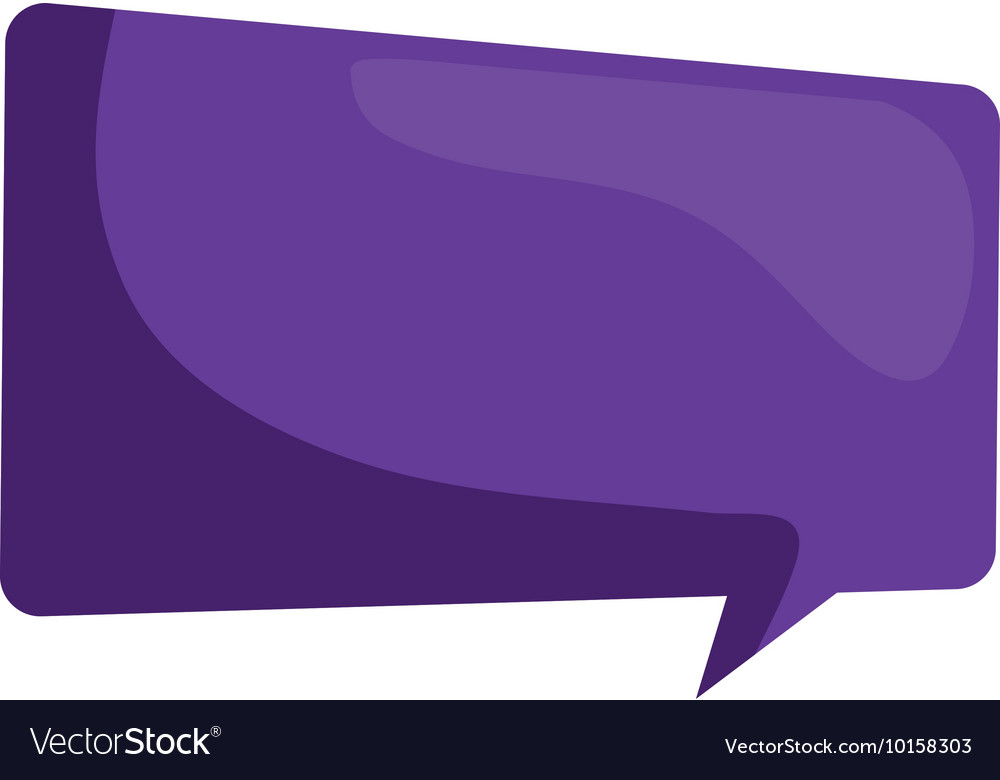 Bubble message communication icon graphic Vector Image