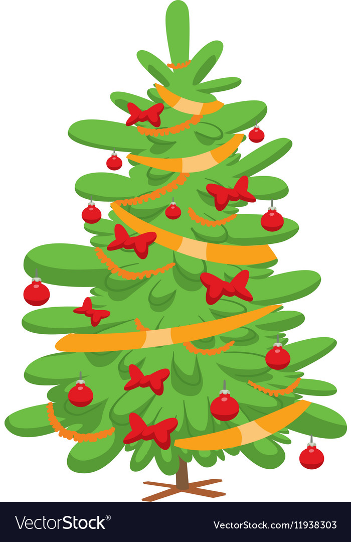 Christmas tree Royalty Free Vector Image - VectorStock