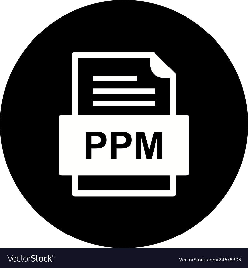 Ppm file document icon Royalty Free Vector Image Ppm file document icon Royalty Free Vector Image