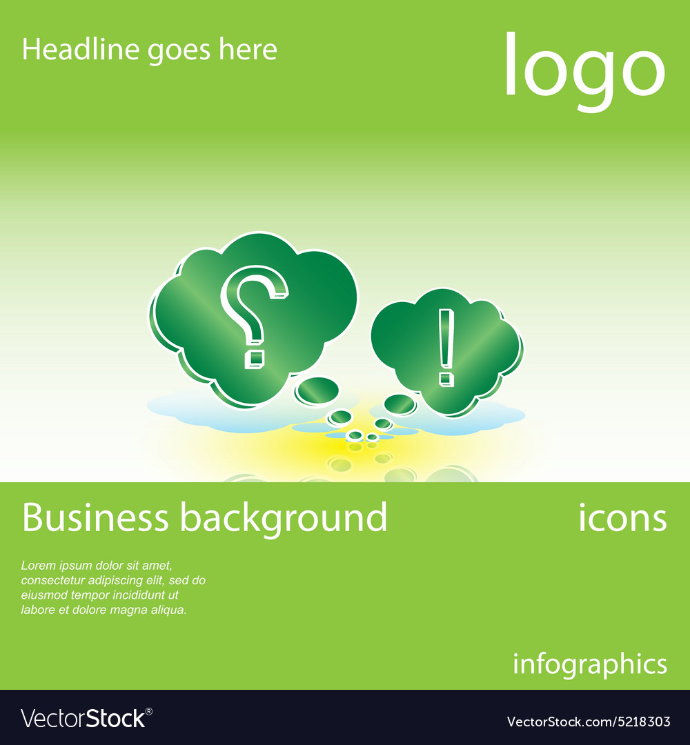 Question mark exclamation point Royalty Free Vector Image