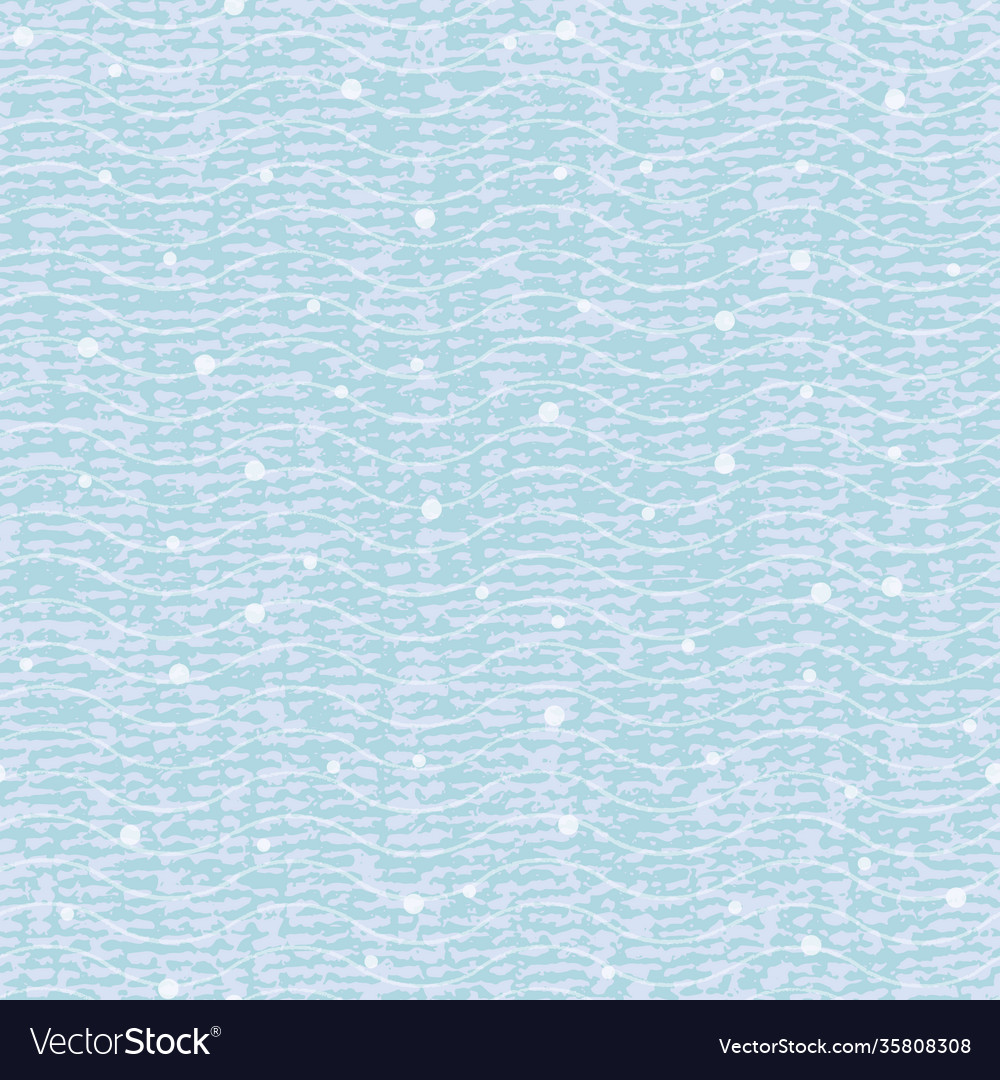 Abstract textured wave pattern with dot seamless Vector Image