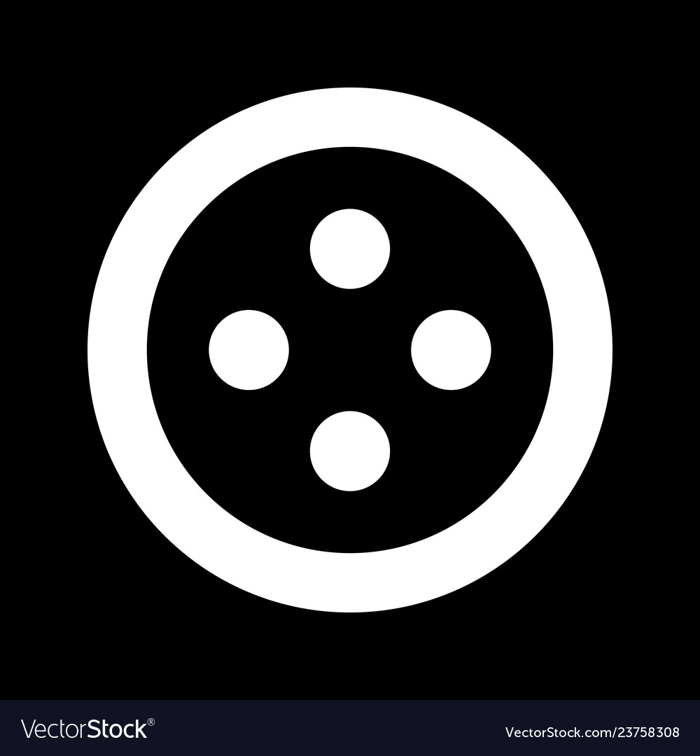 Button icon Royalty Free Vector Image - VectorStock