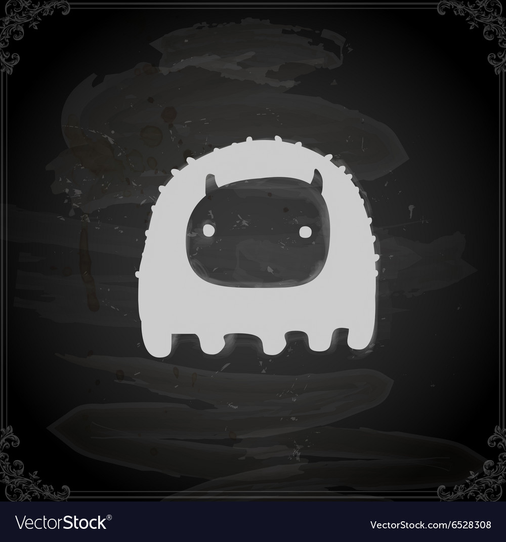 Hand drawn creature Royalty Free Vector Image - VectorStock