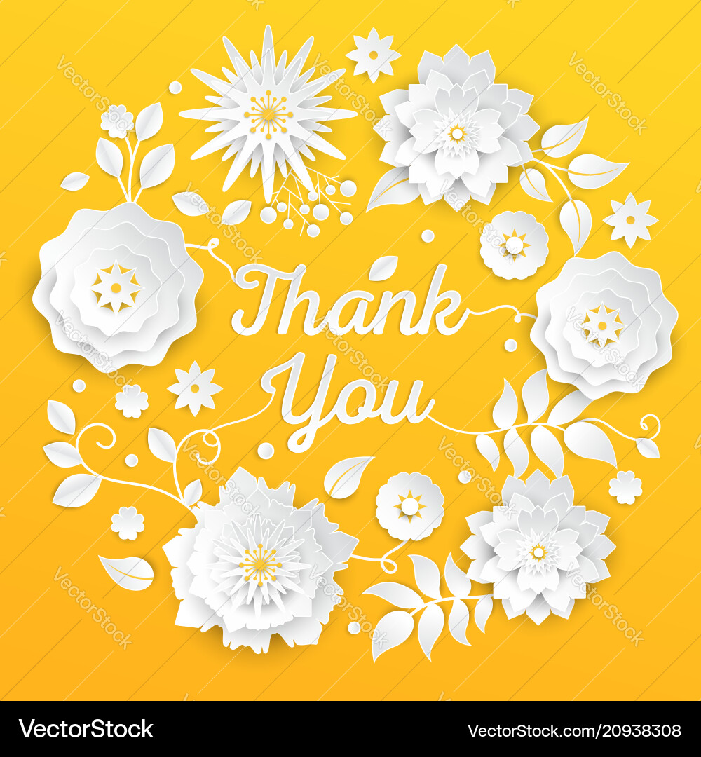 Thank you - modern colorful Royalty Free Vector Image