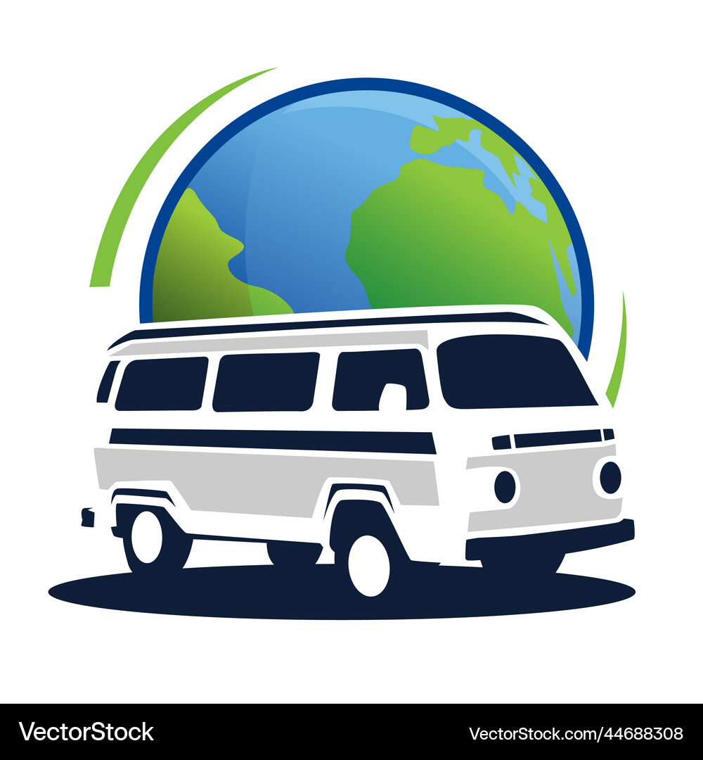 Van car for transportation company Royalty Free Vector Image