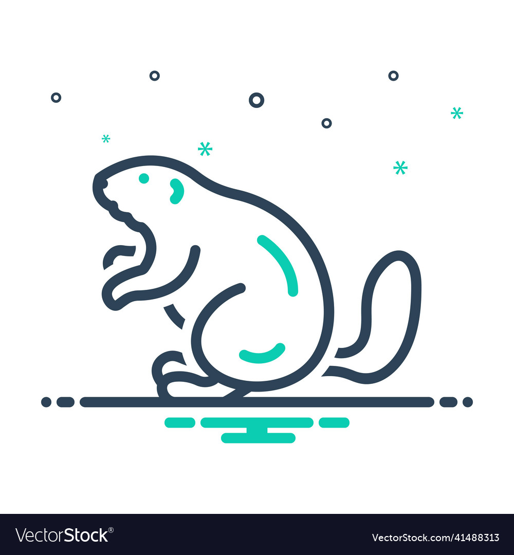 Beaver Royalty Free Vector Image - VectorStock