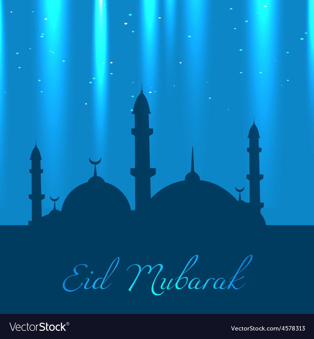 Eid background Royalty Free Vector Image - VectorStock