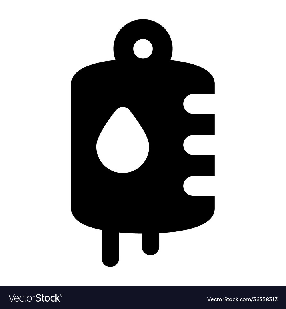 Iv drip Royalty Free Vector Image - VectorStock