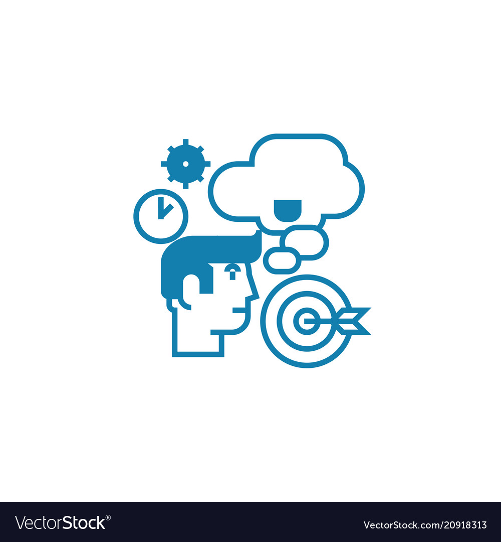 Strategic planning linear icon concept Royalty Free Vector Strategic planning linear icon concept Royalty Free Vector
