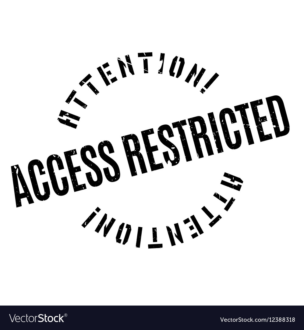 Access Restricted rubber stamp Royalty Free Vector Image Access Restricted rubber stamp Royalty Free Vector Image