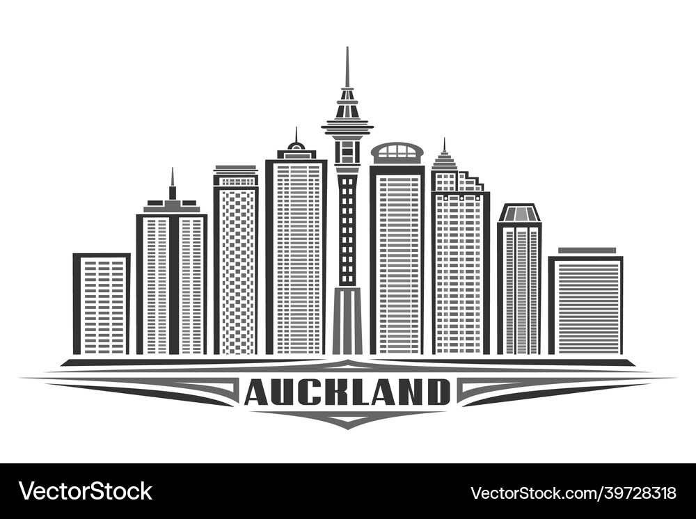 Auckland Royalty Free Vector Image - VectorStock