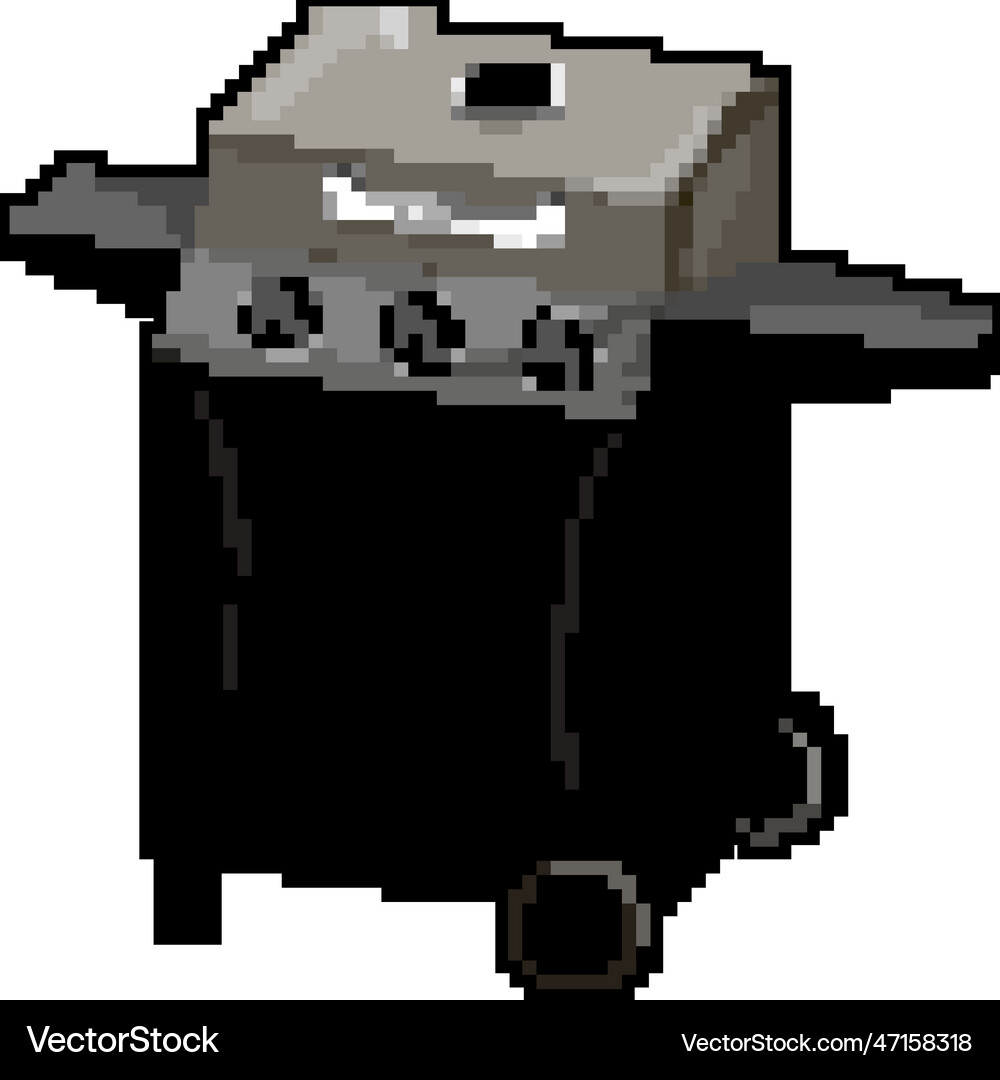 Bbq barbecue grill game pixel art Royalty Free Vector Image