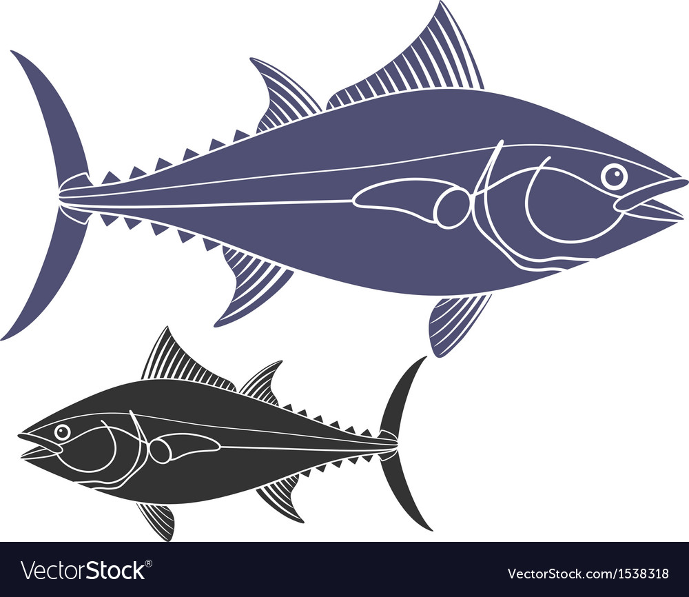 Tuna Royalty Free Vector Image - VectorStock Tuna Royalty Free Vector Image - VectorStock