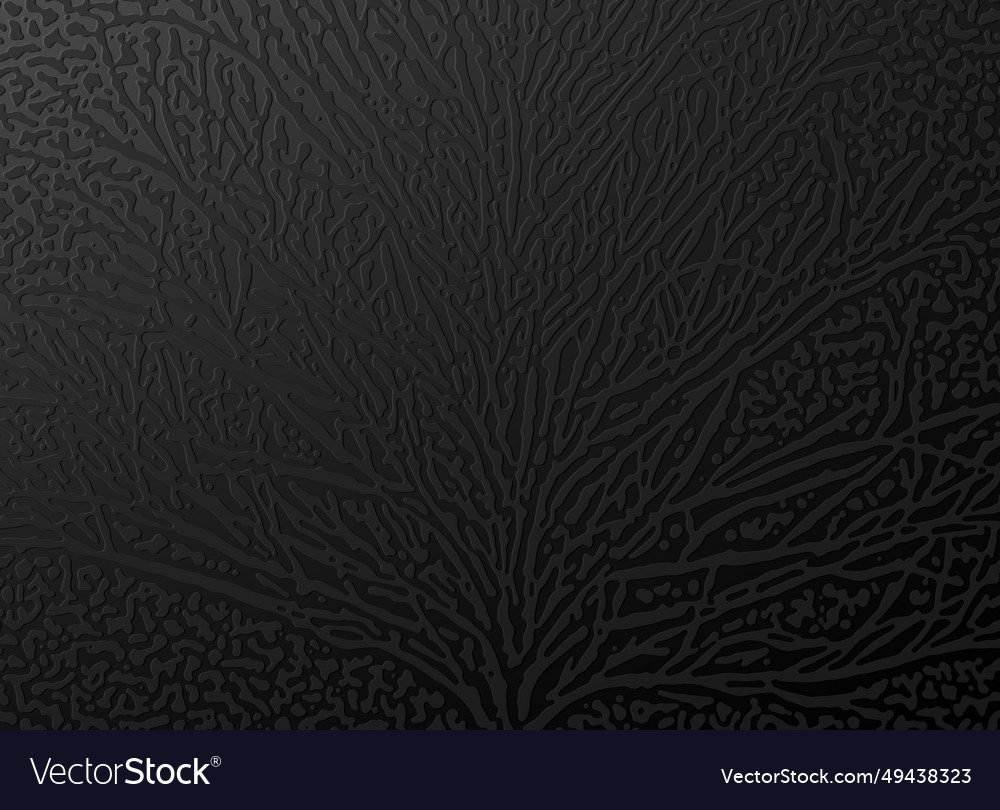 Organic tactile embossed texture abstract black Vector Image
