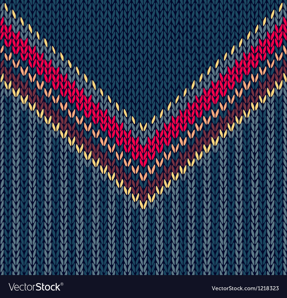 Sweater seamless pattern Royalty Free Vector Image