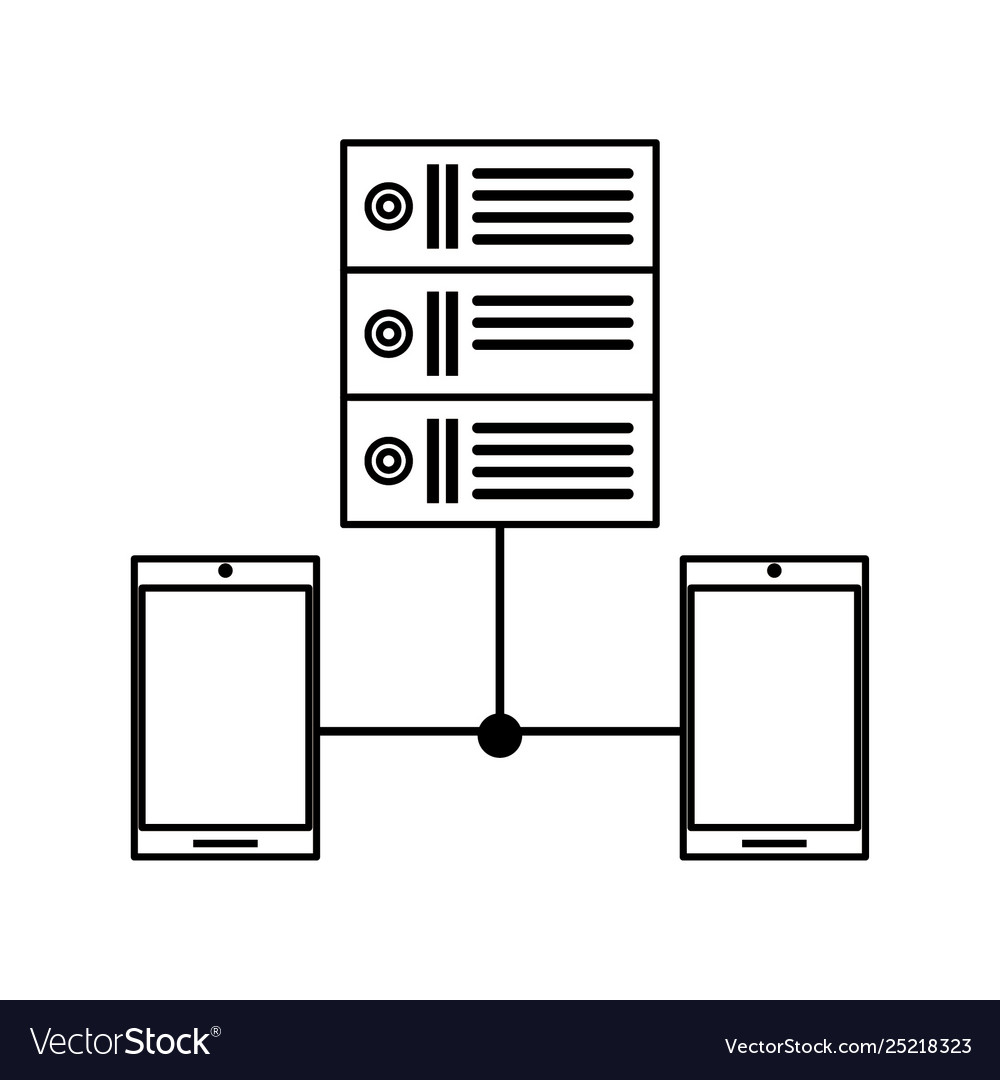Technology software tools cartoon Royalty Free Vector Image
