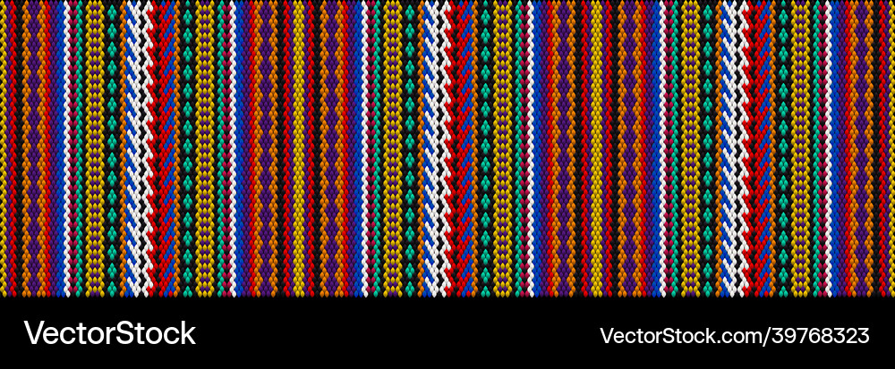 Traditional ethnic ornament for use on fabrics Vector Image