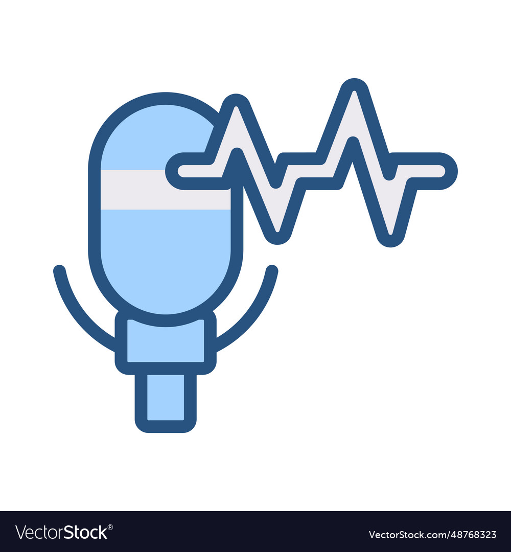 Voice recorder icon Royalty Free Vector Image - VectorStock