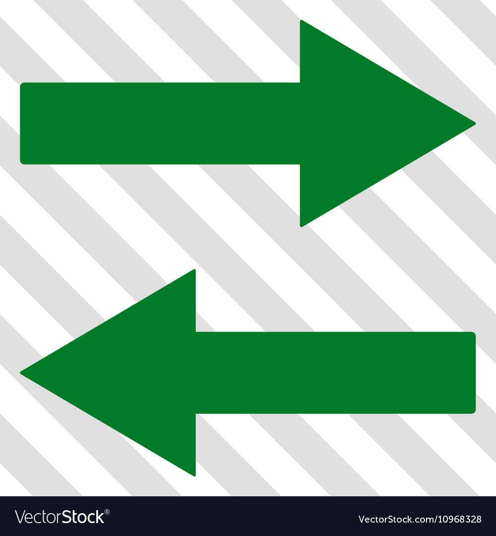 Horizontal Flip Arrows Icon Royalty Free Vector Image