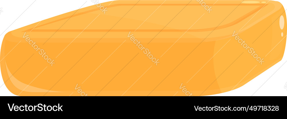 Orange fruit soap icon cartoon cosmetic Royalty Free Vector