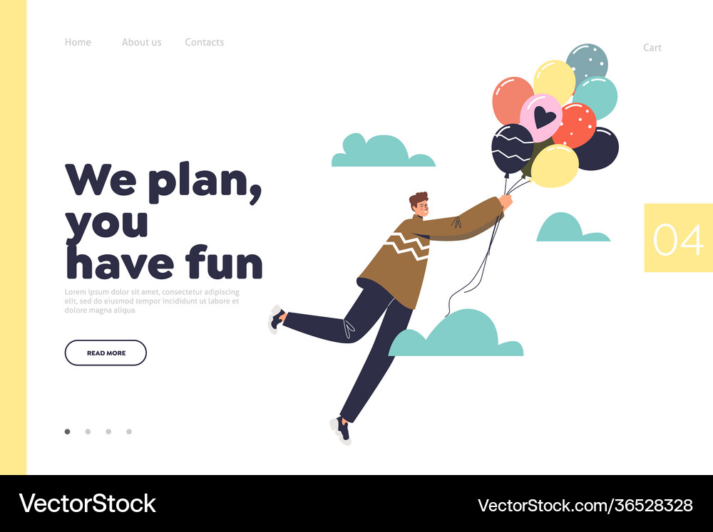 Planning your party and celebration concept Vector Image