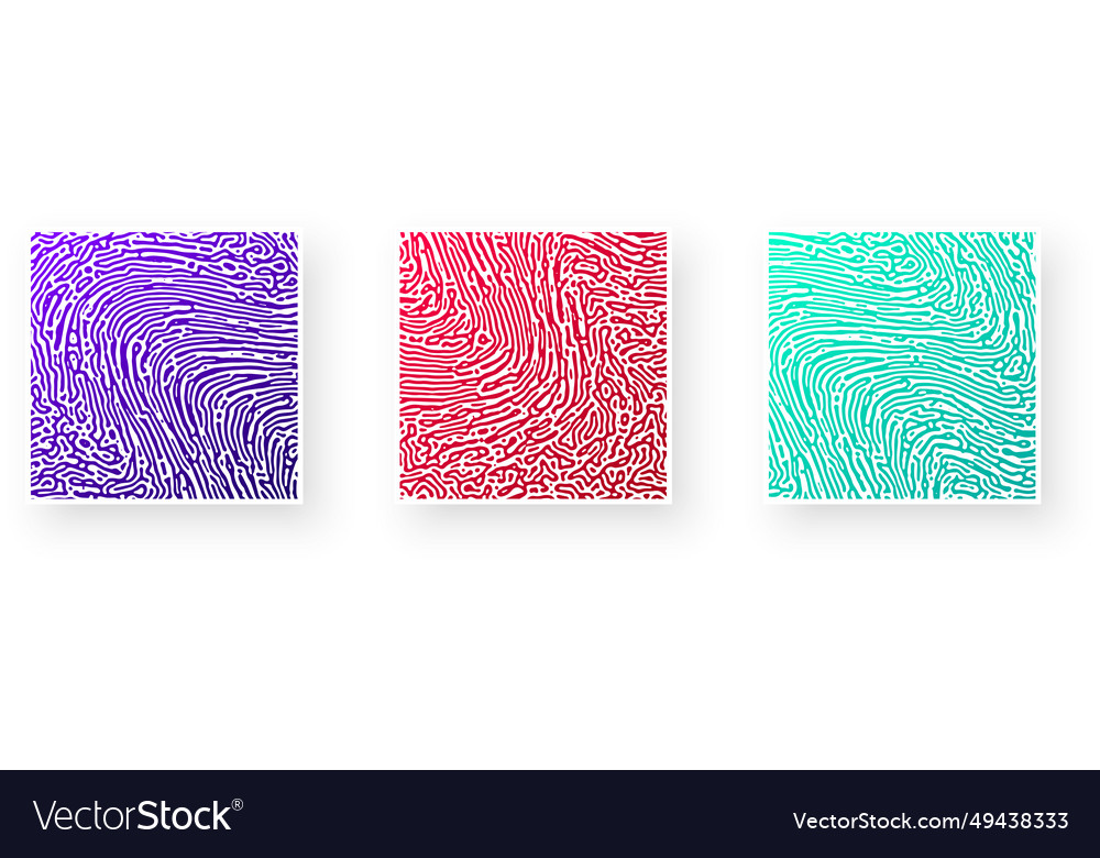 Colorful abstract poster design with turing Vector Image