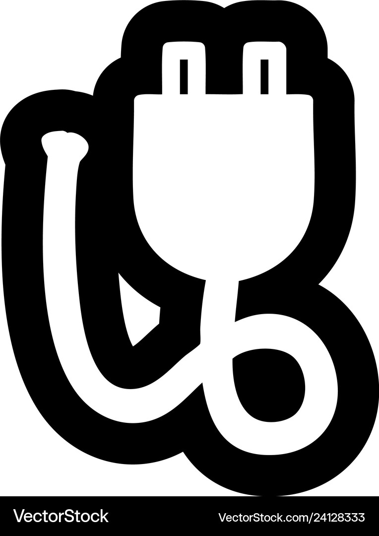 Electrical plug icon Royalty Free Vector Image